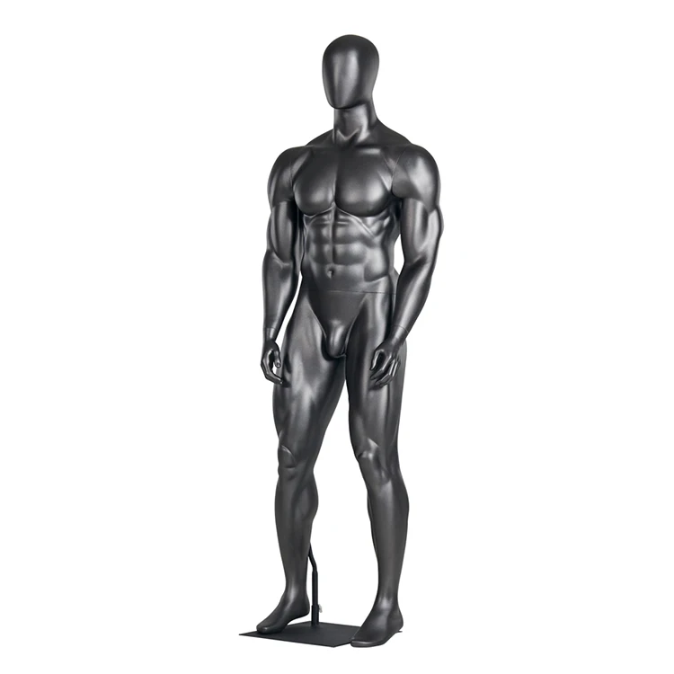 Wholesale Full Body Black Muscle Sport Male Sportive Mannequin - Buy ...