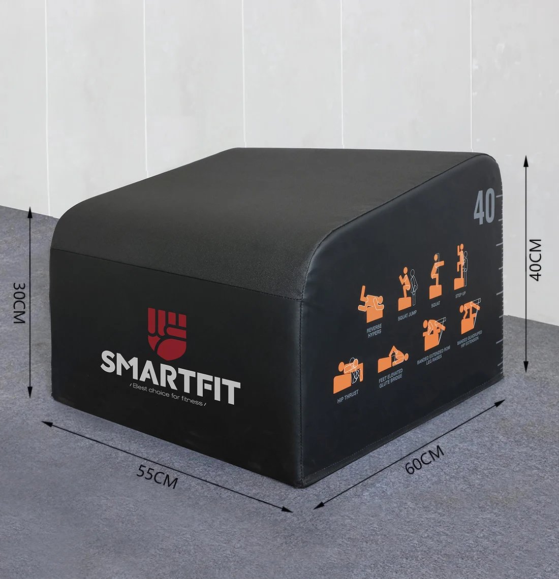 Custom Glute Wedge Box for Hip Push - Glute Workout Equipment, OEM ...