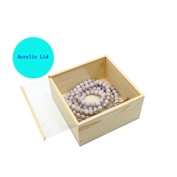 Custom Mini Wood Craft Crate - Perfect for Jewelry Storage