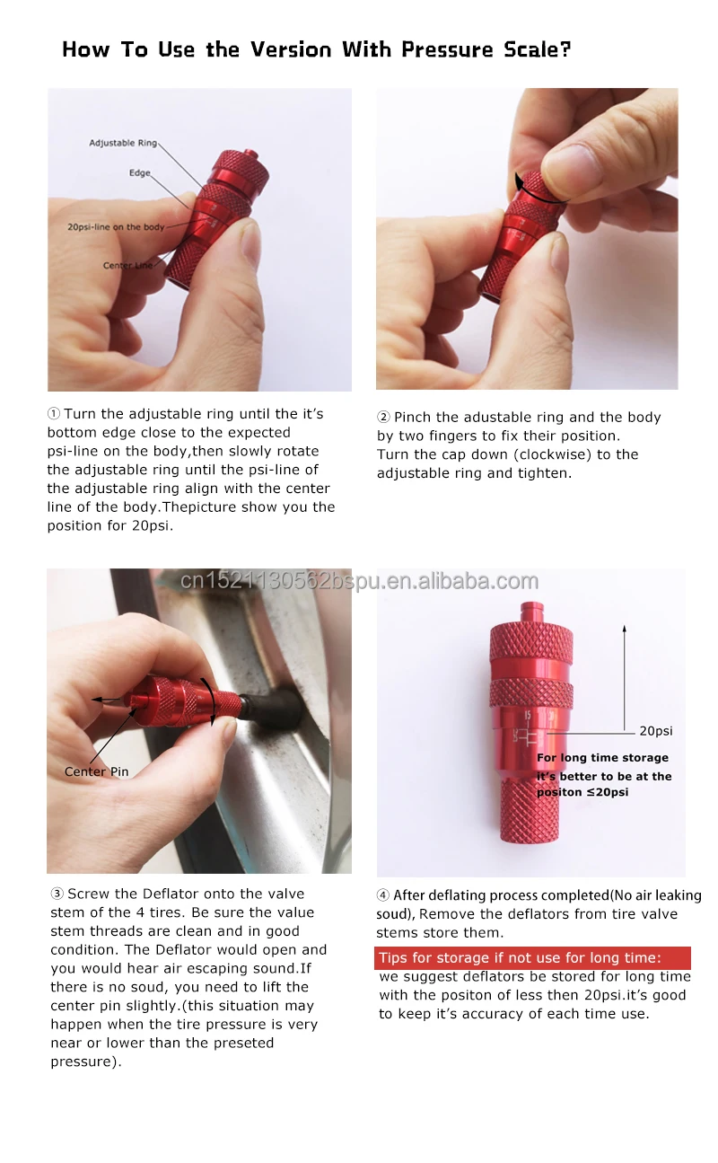 V00060003 Quick New Design Preset Deflator Surf Fishing 4x4 Tire ...