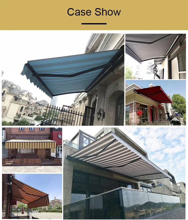 Motorized Retractable Awning - Perfect for Balcony & Garden
