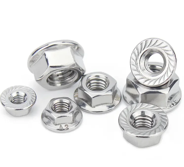 Stainless Steel Hex Nuts M5 M6 M8 M10 For Aluminum Frames - Oem