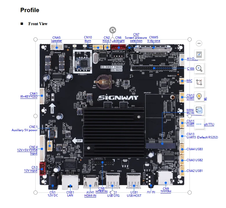 Factory Direct Sales DS960-X T960-X 1.5Ghz Quad-core Arm Android7.1 ...