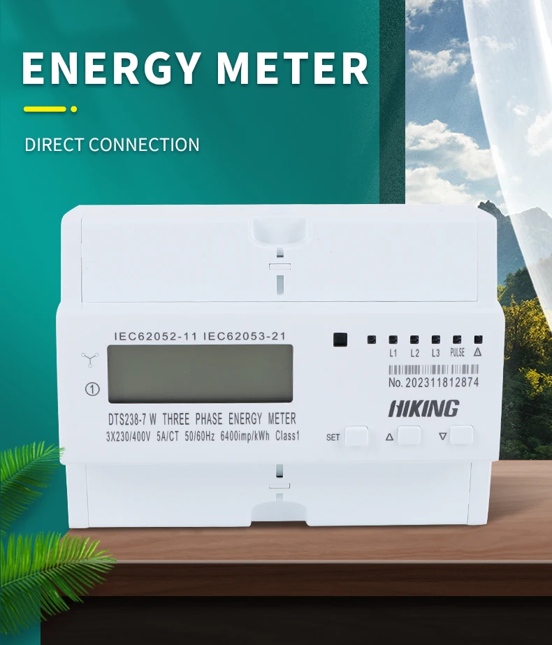Rs485 Three Phase Smart Meter Modbus Remote Control Energy Meter Remote ...