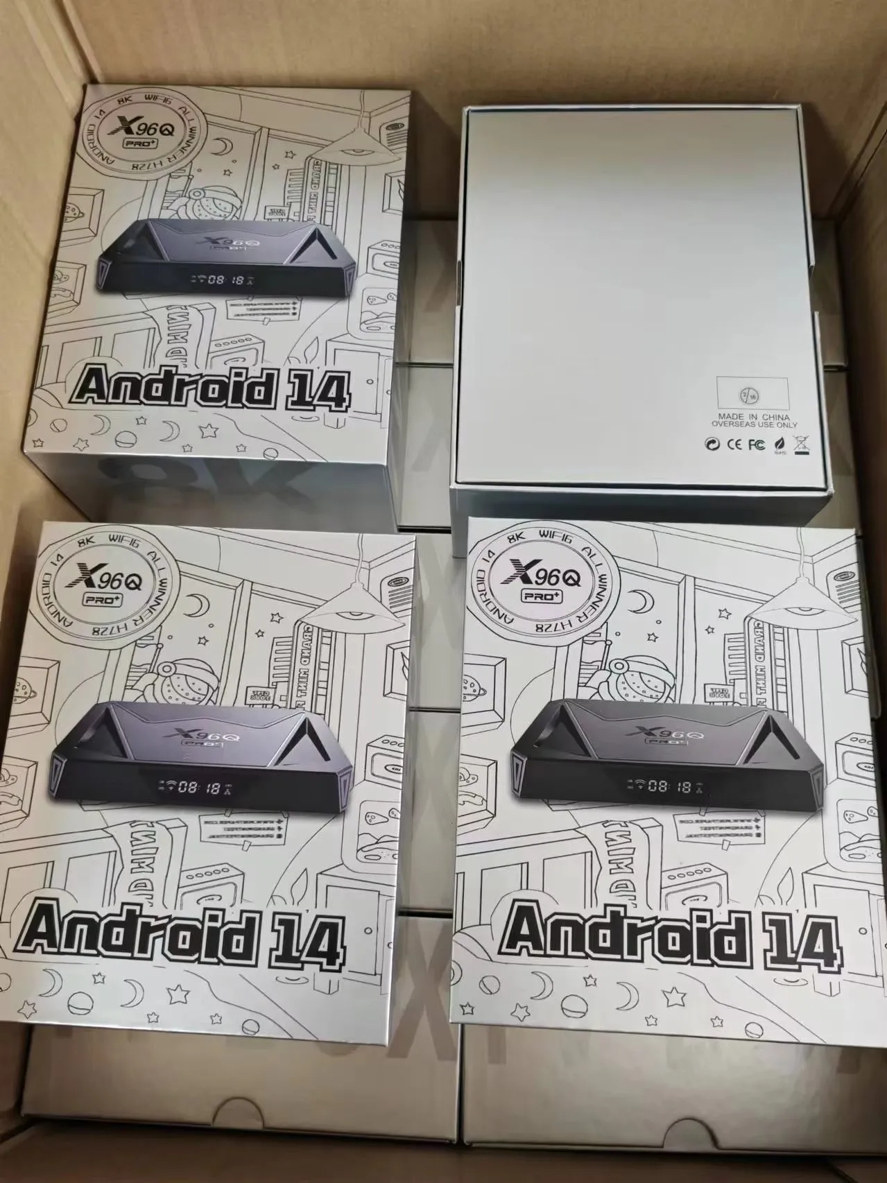 X96Q PRO Plus 4gb 32gb TV Box - Smart Android 14 Media Player