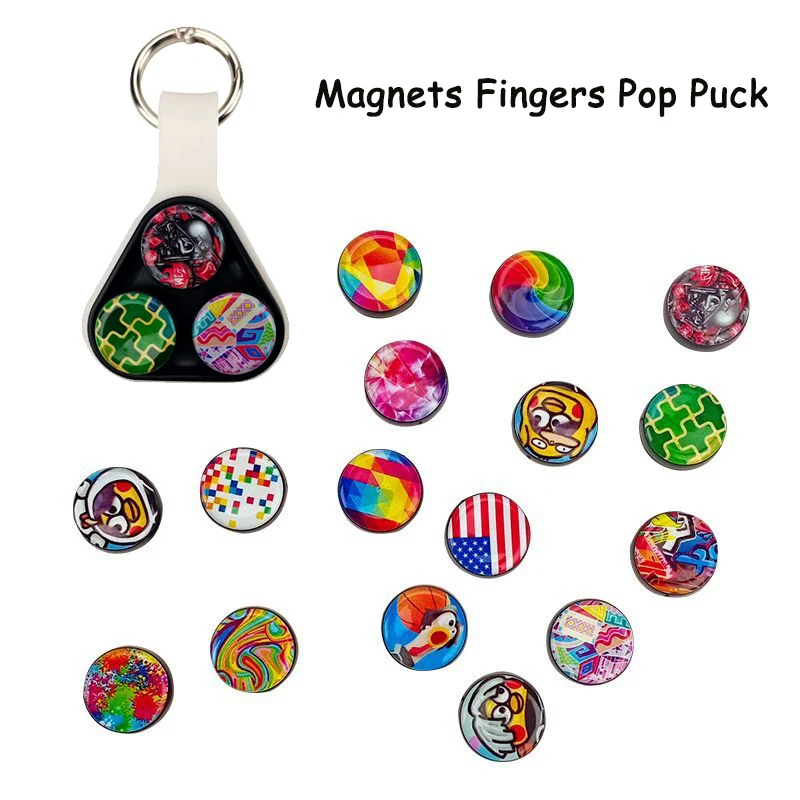 Ksf 2023 New Magnetic Arrival Poppuck Fidget Toy Set Silicone Trick ...