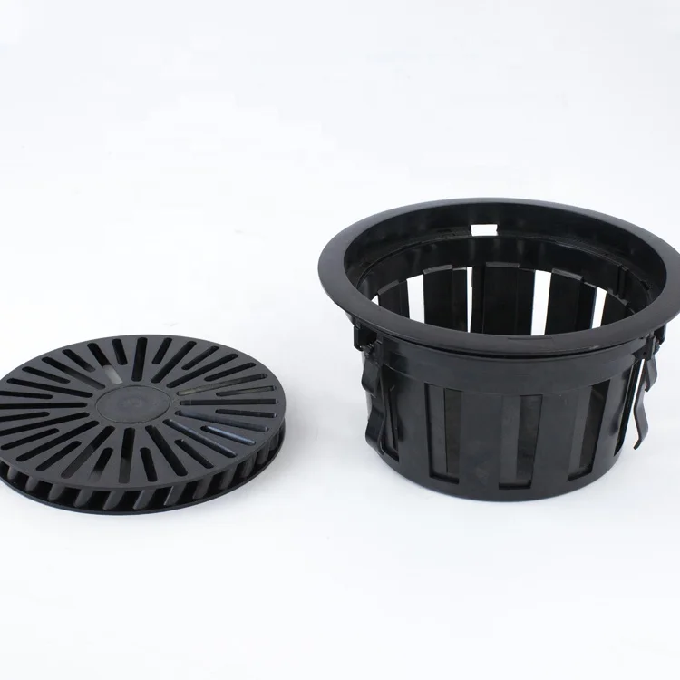 HVAC System Round PC Plastic Circular Floor Swirl Grille Diffuser Black ...