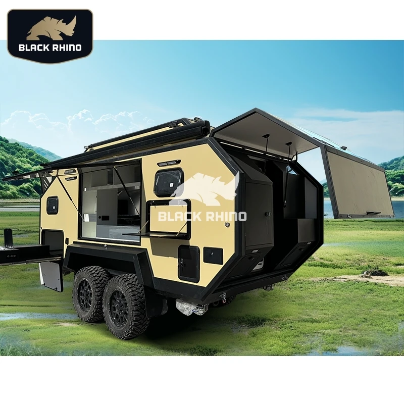 Lightweight Travel Trailer Casa Caravana Trailer Para Moto Mini Off ...