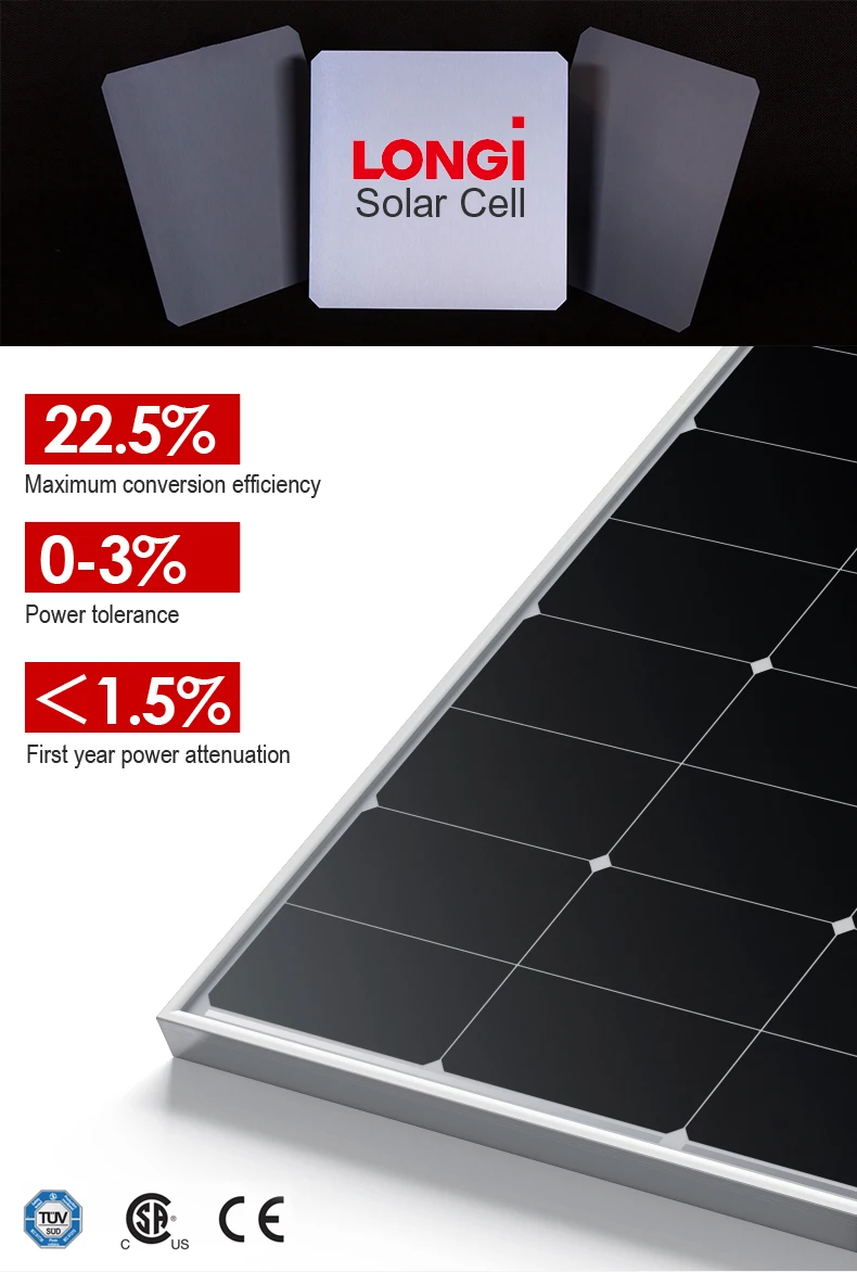 Hi-mo 6 Longi 560w 565w 570w 575w 580w 585w Half-cut Hpbc Cells Solar ...