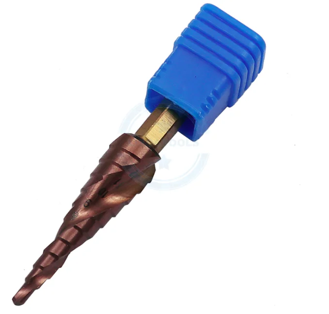 Hss-co M35 Cobalt Step Drill Bit 3-13mm Step Drill 1/4 Inch Hex Shank Woodworking Bits - Buy M35 ...