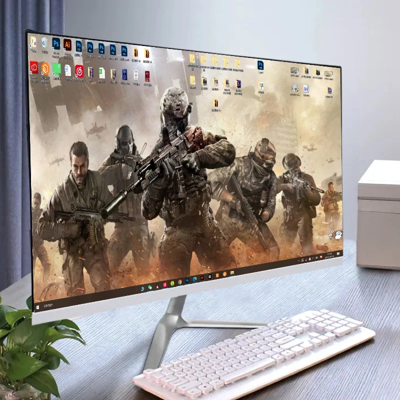 Pc Pc 1920*1080 Light 2k Curved Screen Thin System 24 Gaming Hd Mounted ...