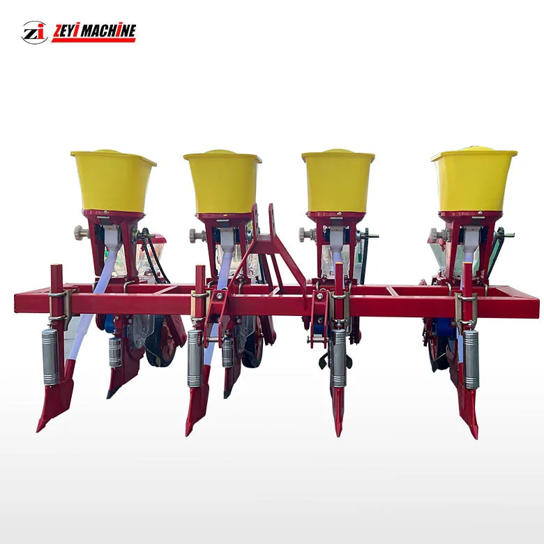 4 Rows Corn Planter with Fertilizer - Efficient Maize Planting