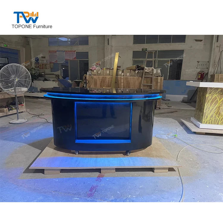 White Curved Reception Desk - Modern Office Furniture