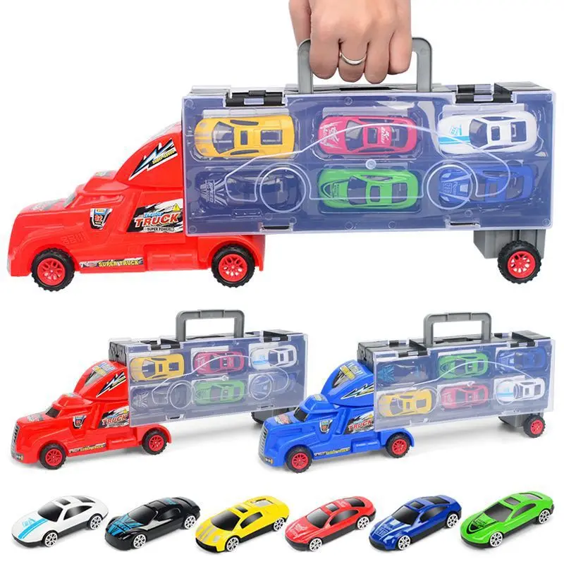Portable Storage Container Alloy Car Gift Set Car Model Toys - Buy Car ...