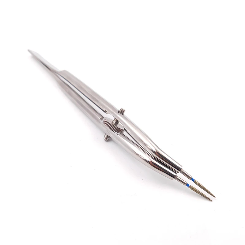 Stainless Steel Dental Tweezer Type Crown Holder Tools