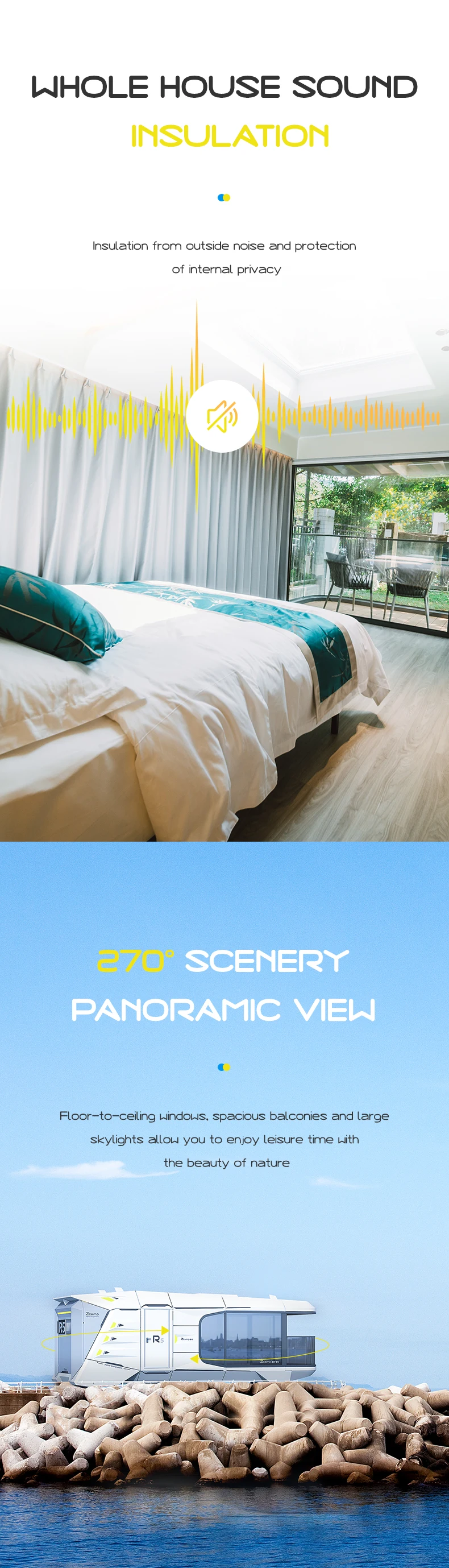 Zcamp R5 Camping Capsule - Luxury Modern Outdoor Resort