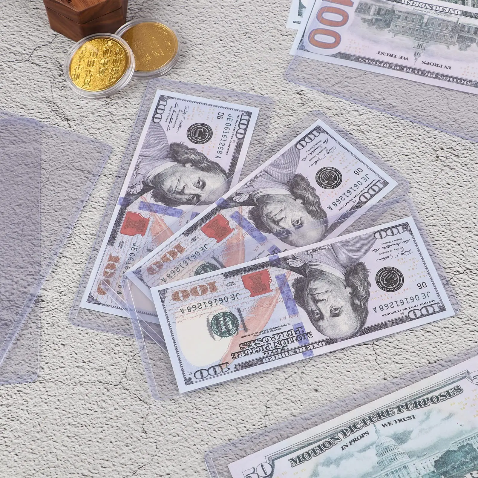 Alibaba.com: Transparent Clear PVC Hard Plastic Dollar Bill Protector ...