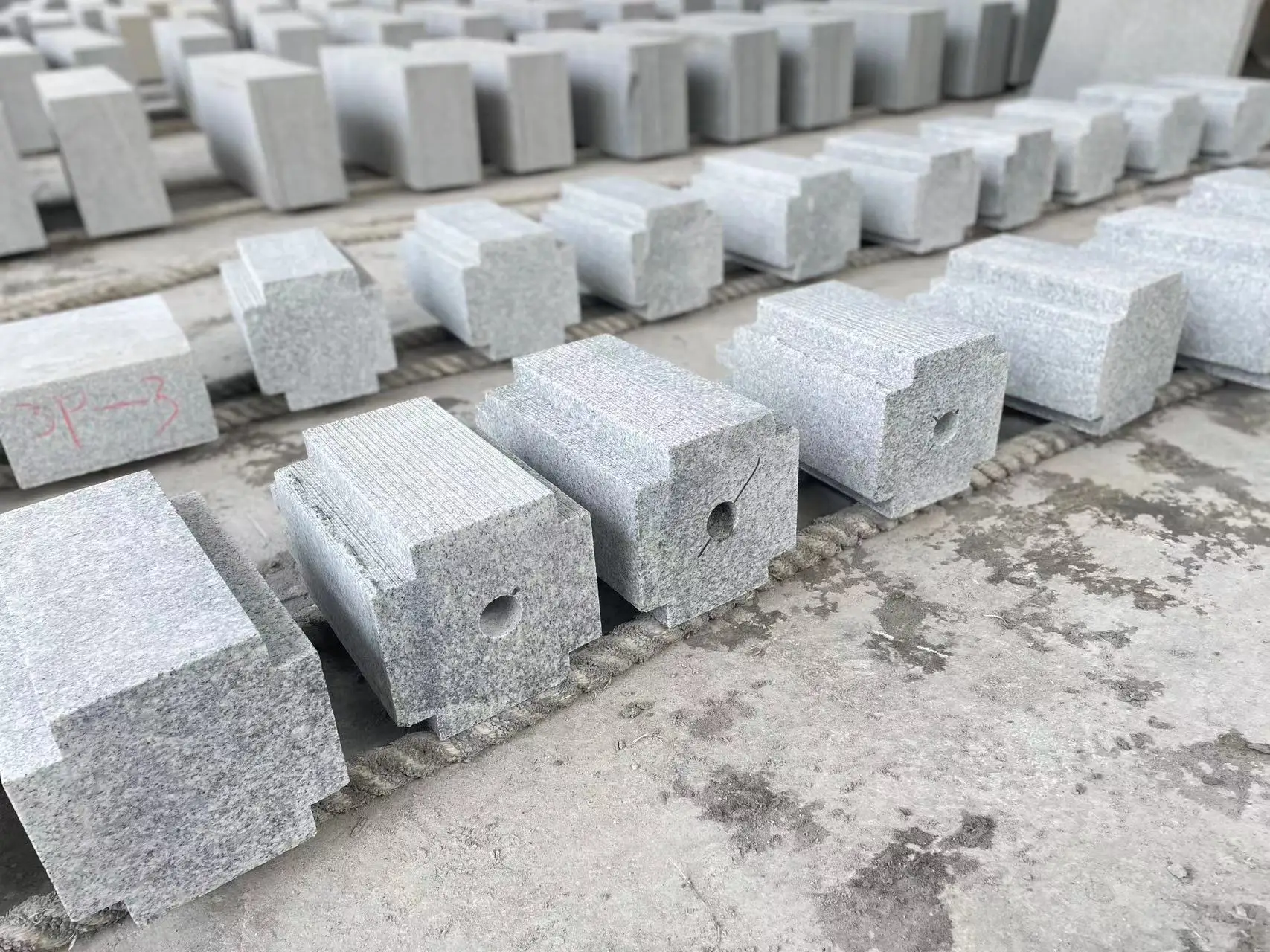 Night Snow Granite Langtao Sand Stone Flamed Polished Shaped Processing ...