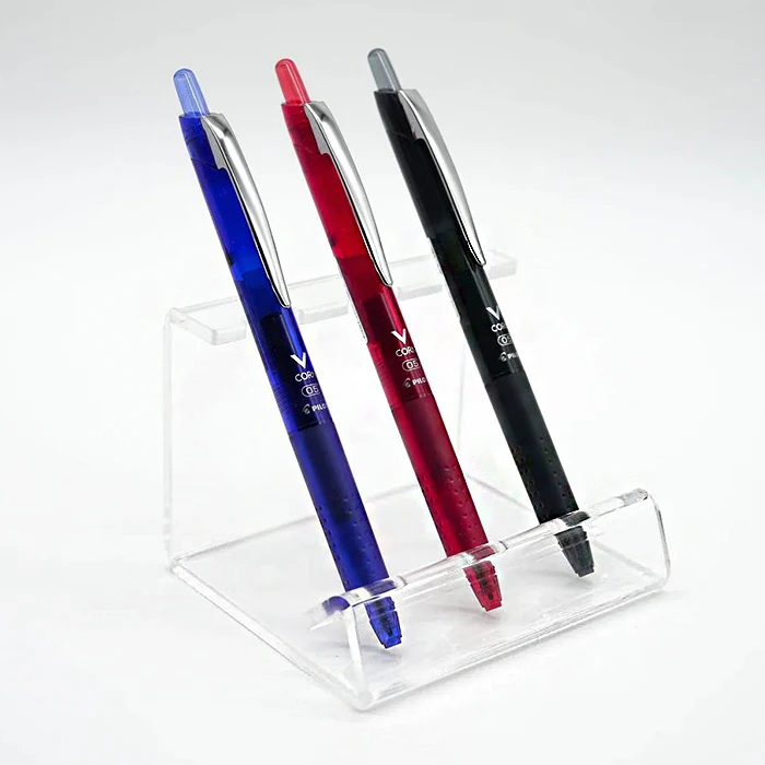 Custom Free Standing Clear Acrylic Pen Display Holder For Office - Buy ...