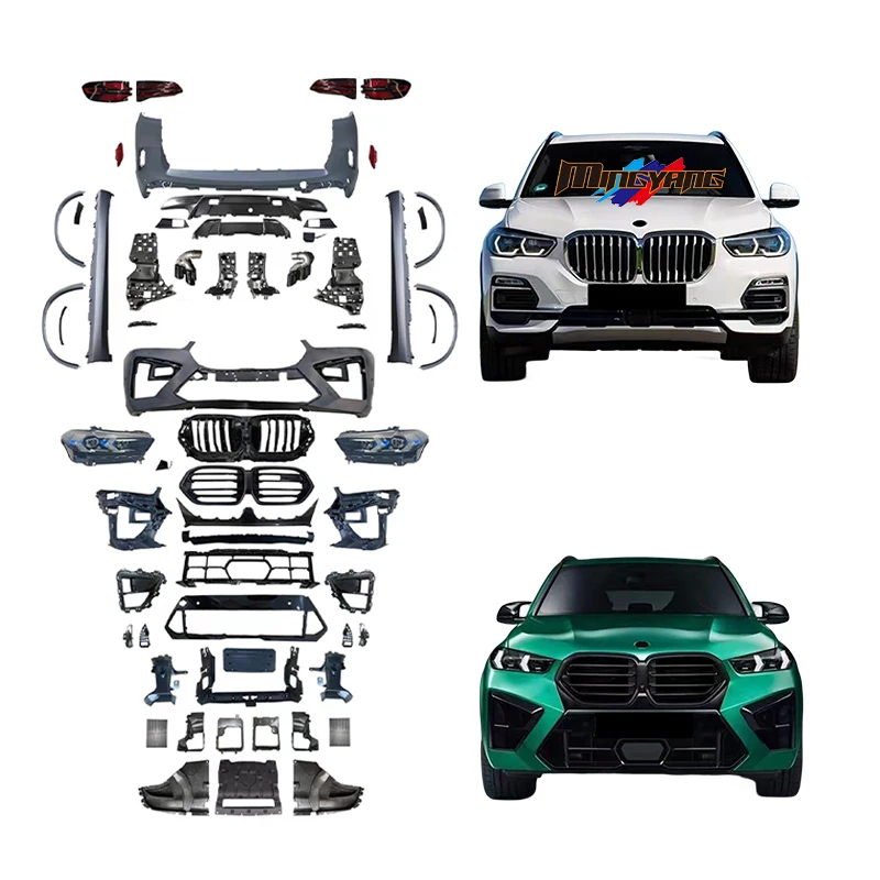 High quality Car bumpers upgrade conversion kits For BMW X5 G05 2020 body kit Upgrade X5M 2024 ...