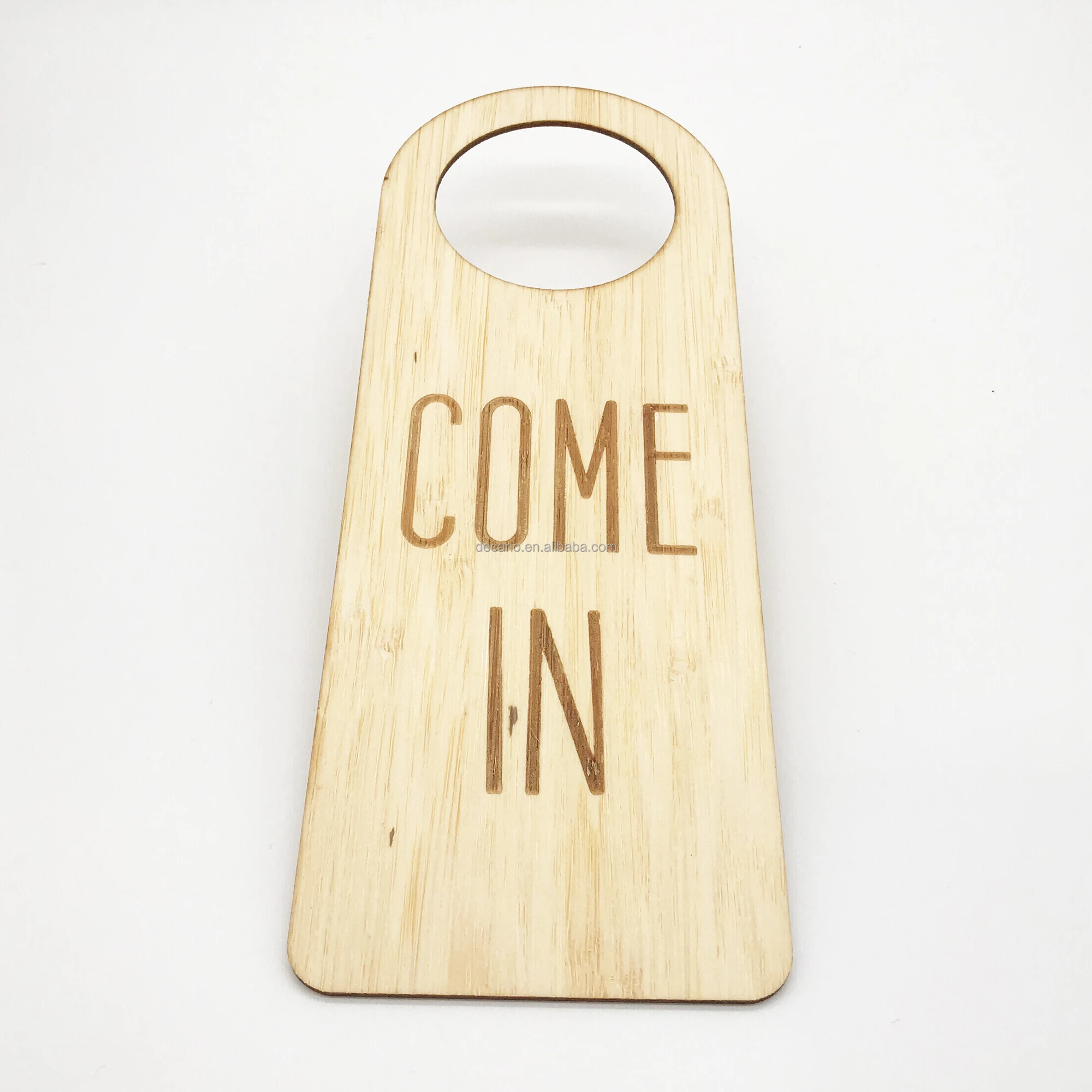 DND Signs Wood Door Hanger with Printing - Do Not Disturb