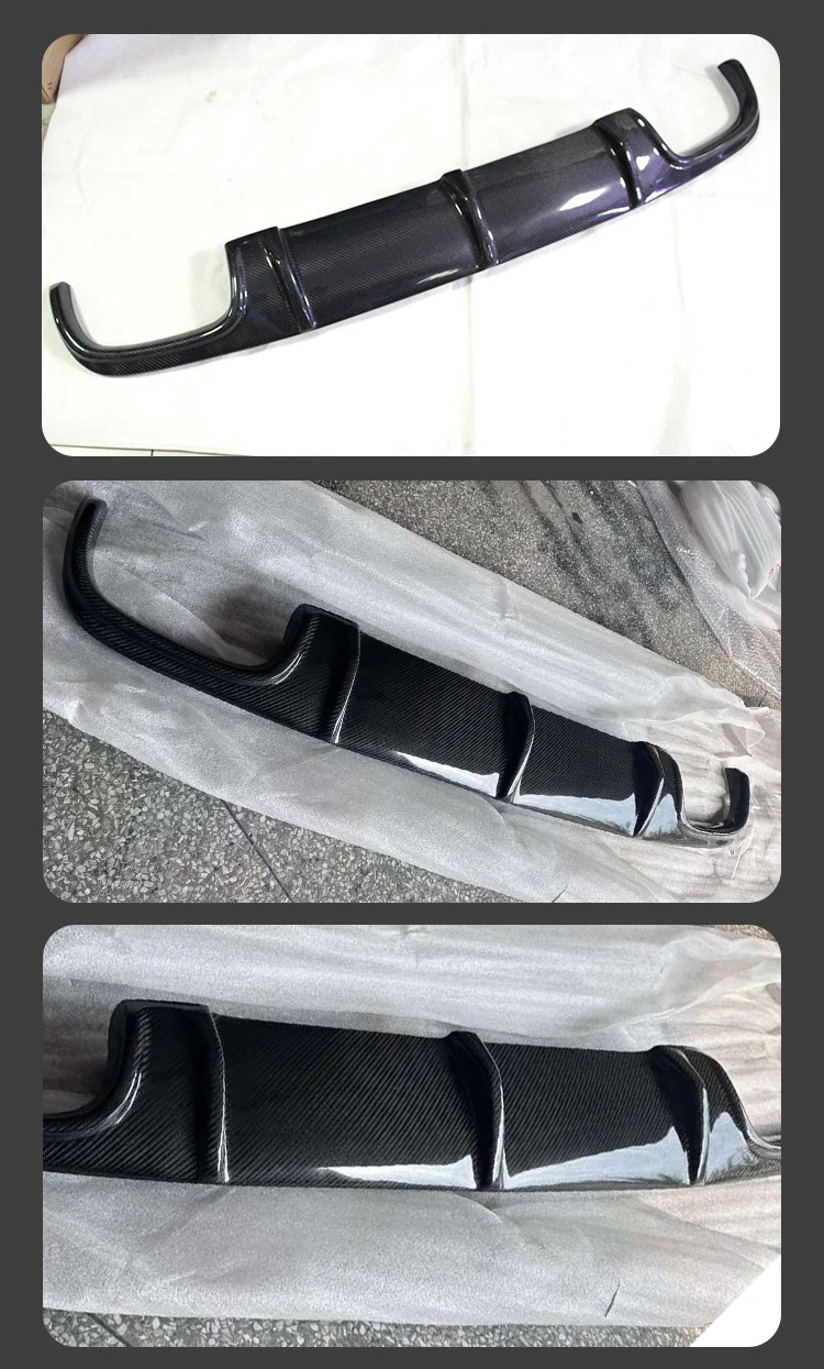 W211 Carbon Fibre Bodykit - Rear Bumper Diffuser Lip