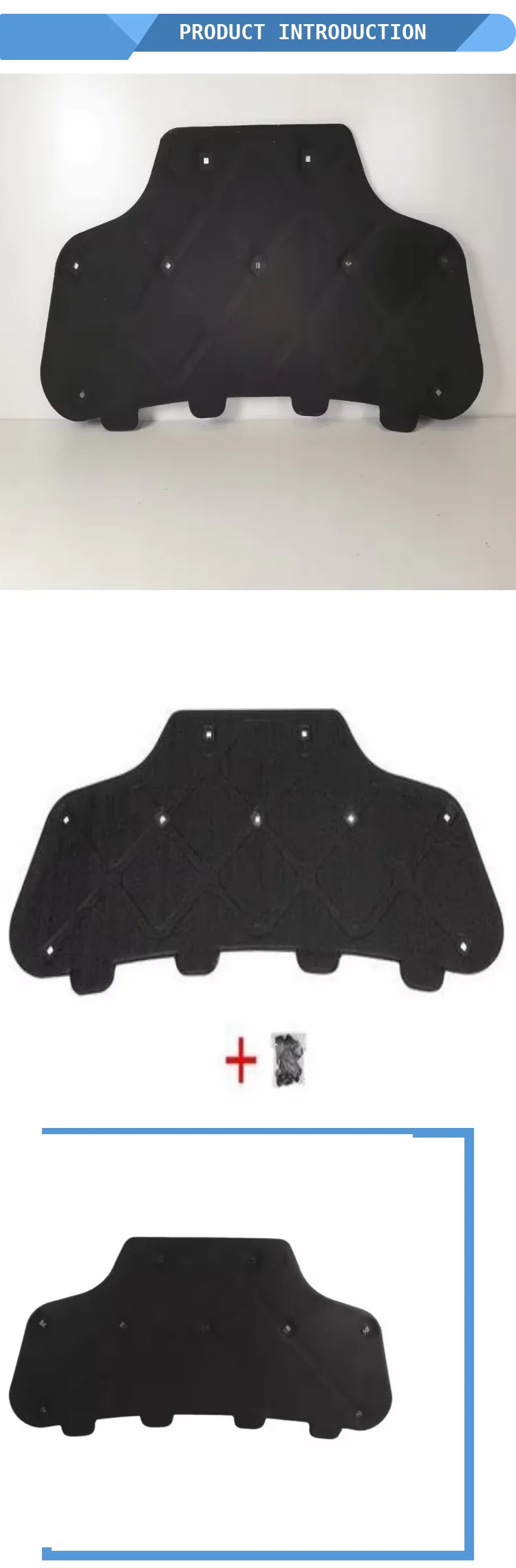 OEM 9Y0863831A Car Front Hood Insulation Pad for Porsche Cayenne 2018 ...