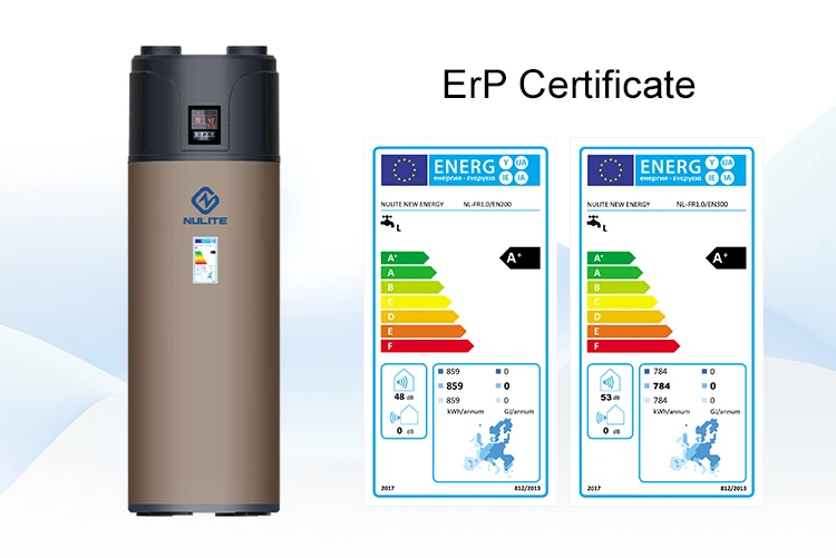 Nulite 200L Electric Heat Pump Water Heater for Hot Water Tank