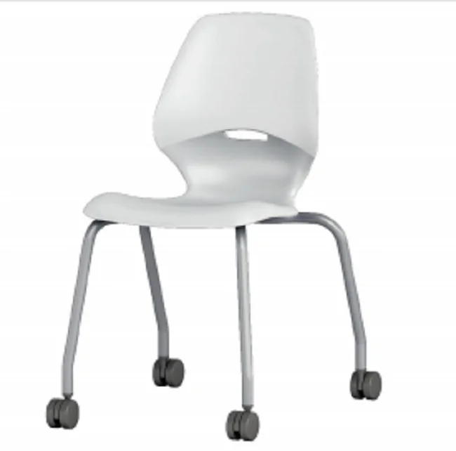 Integrally Formed School Furniture Moveable Chairs For Students With Pp ...