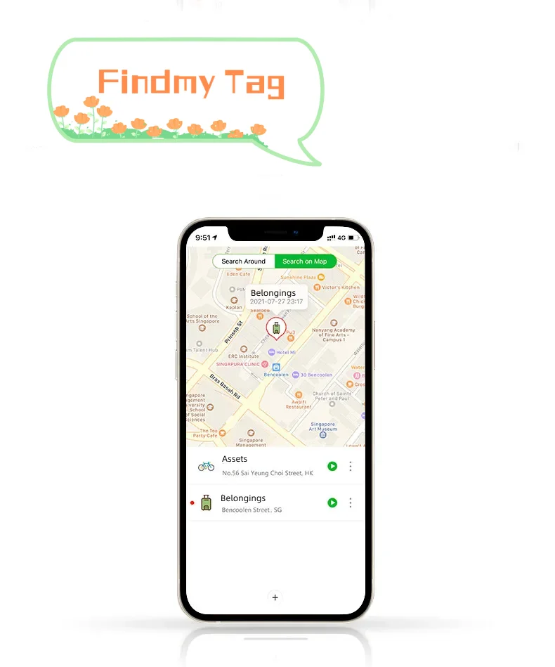 Airtag Tracker Air Tag Find My Blue Tooth Wireless Tracker Locator Pet ...