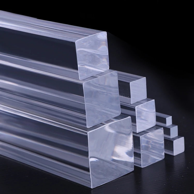Custom Clear transparent Square Acrylic Plexiglass Acrylic Rod/bar ...