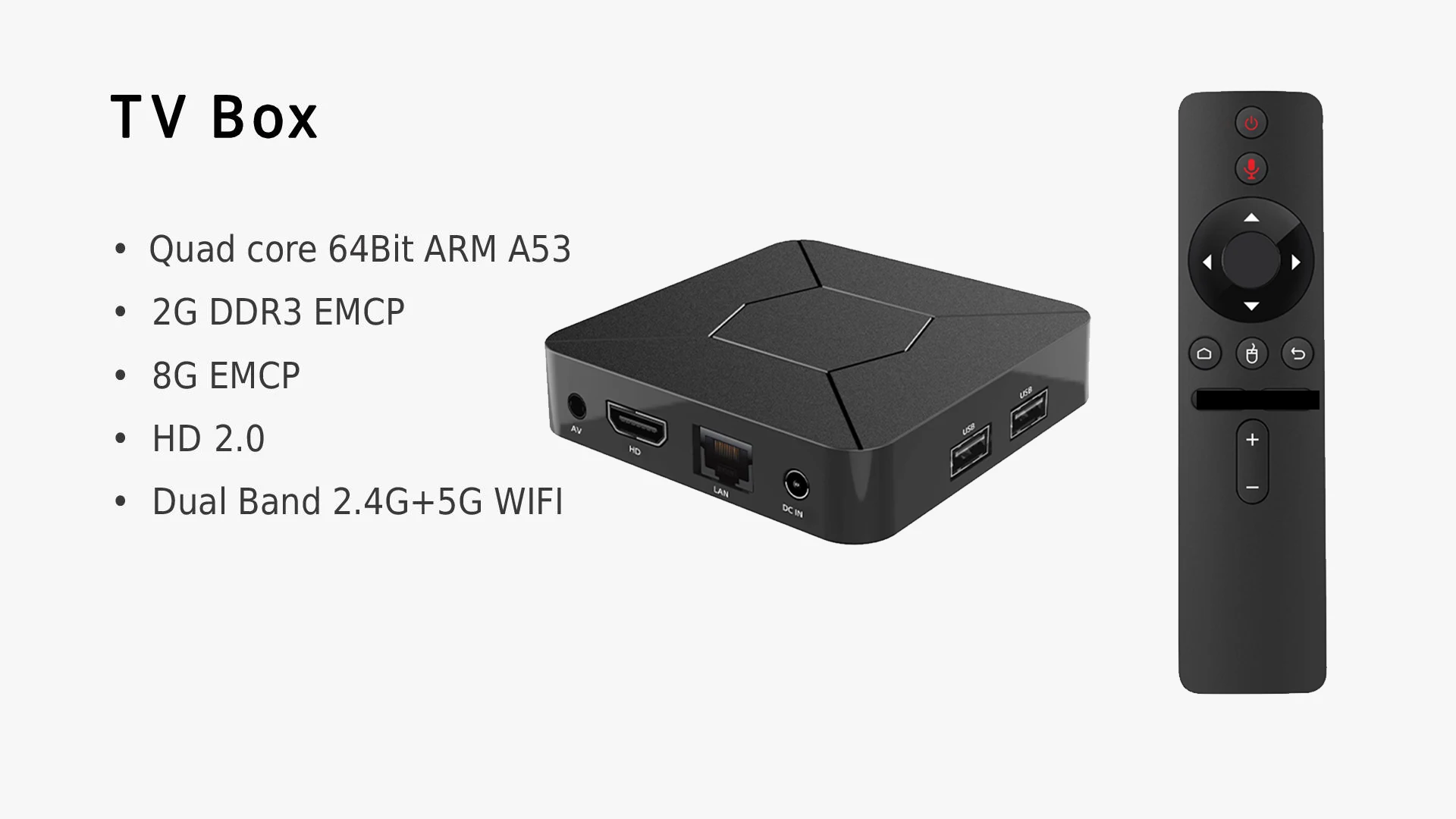 Android 10 Set Top Box - 4K Streaming with Voice Control