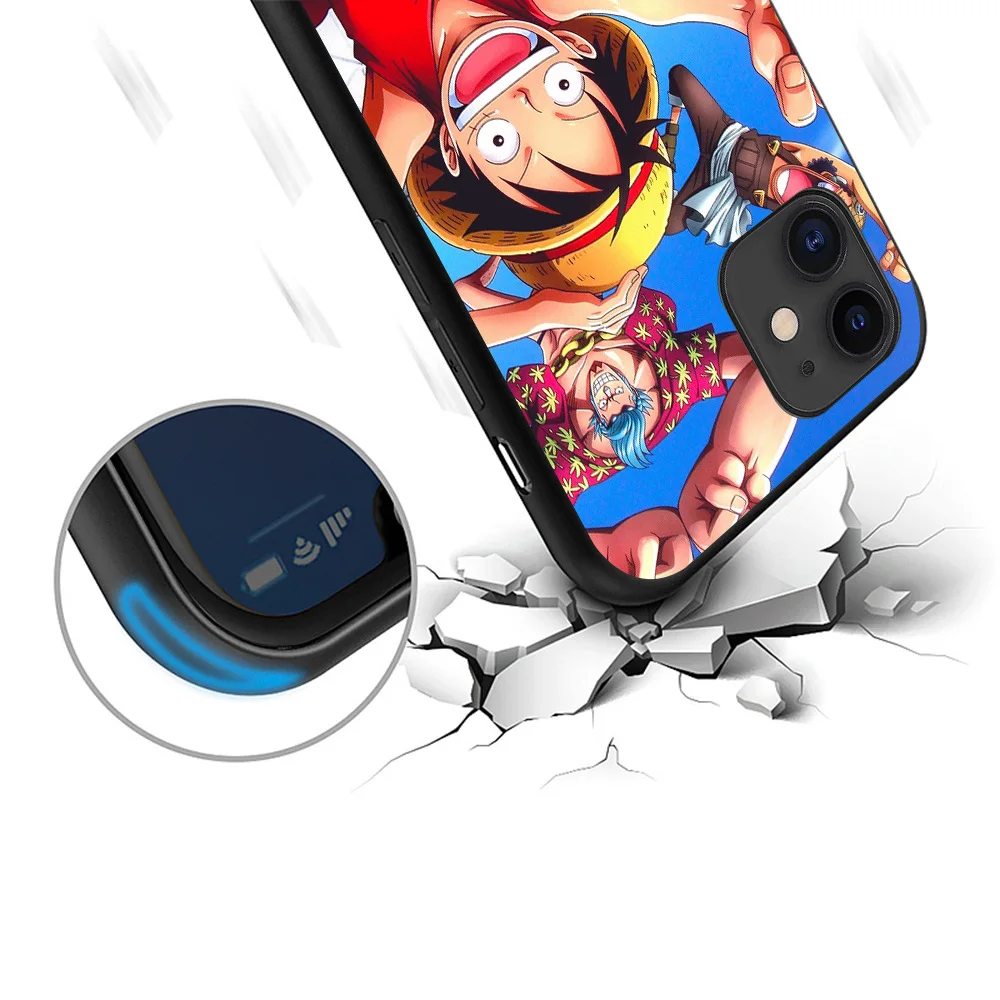 Cartoon Luffy Sauron Print Anime Design One Piece Phone Case For Iphone ...