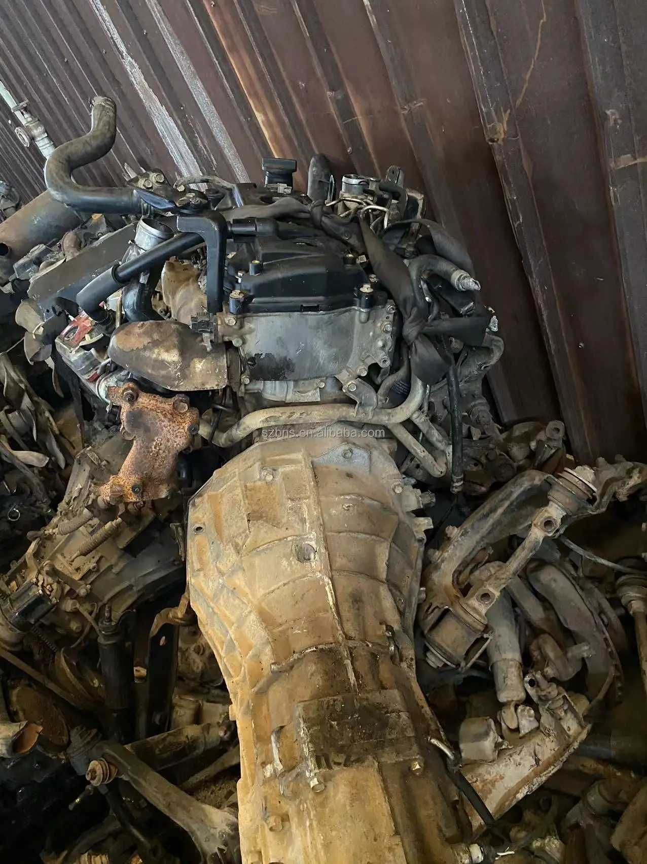 Motor Turbo Diesel Usado YD25 Conjunto Completo NISSAN YD25DDTi Motor ...