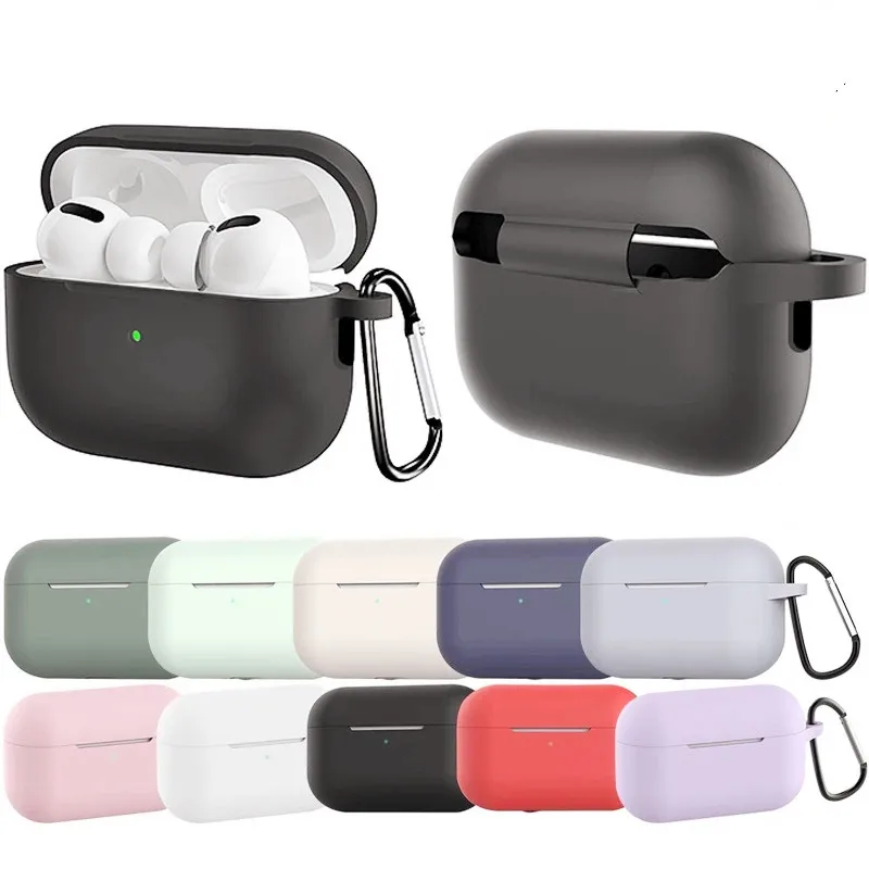 For Airpods Pro 2 Case Full Protection Shock Resistant Silicone Case ...