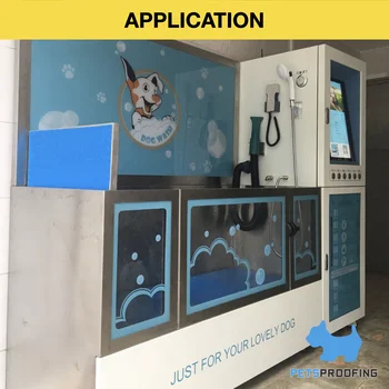 Portable Automatic Automated Coin Operated Dog Washing Wash Station ...