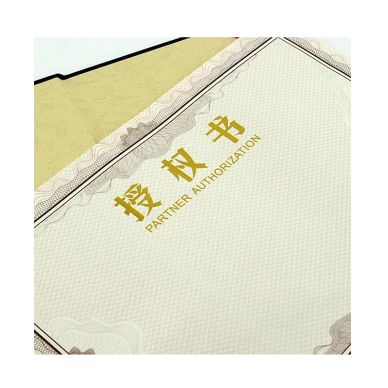 Professional Book Printing - Custom Watermark Paper Certificates