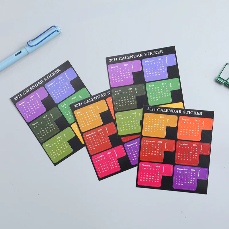 Weekly Planner Stickers 2024 Calendar Notepad Indexes Stickers Self ...