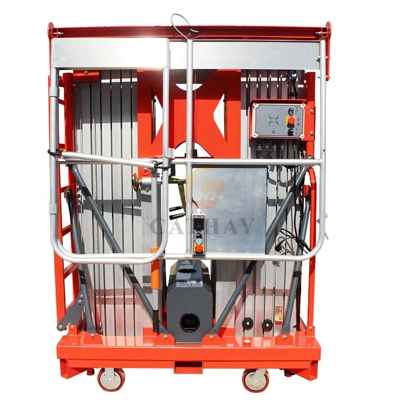 Heavy Duty Telescopic Portable Dual Mast Electric Semi Automatic ...