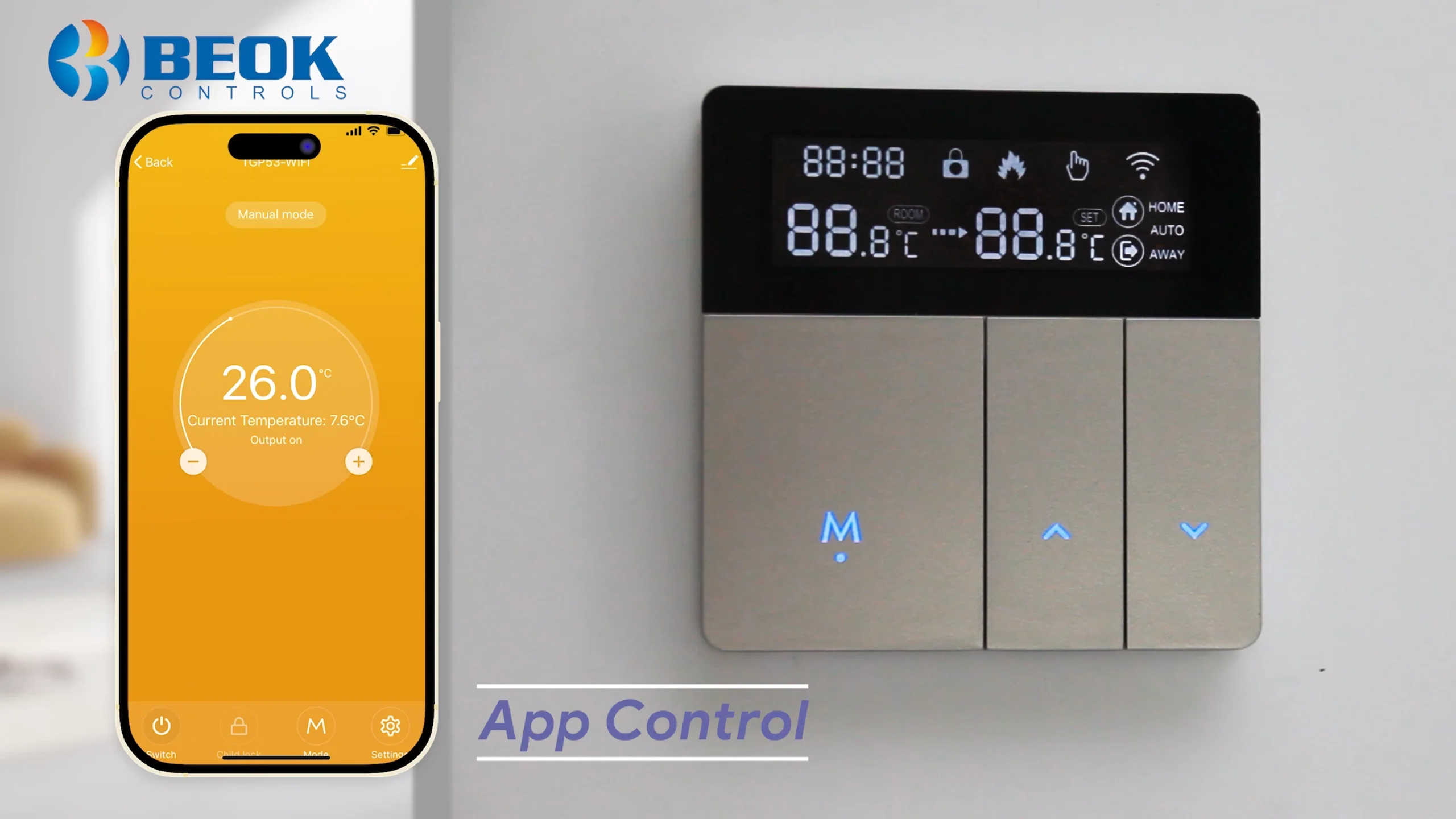 Beok Tgp53wifi-wp Smart Programmable Wifi Water Heating Thermostat ...