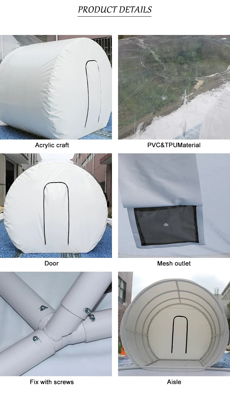 Transparent Large Outdoor Inflatable Spherical Reception Waterproof ...