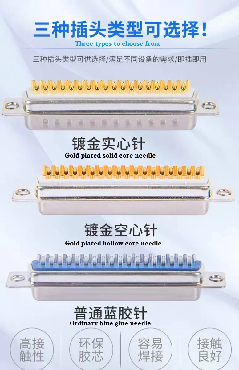 D-SUB Waterproof Connector DB 37 Pin Male - Reliable