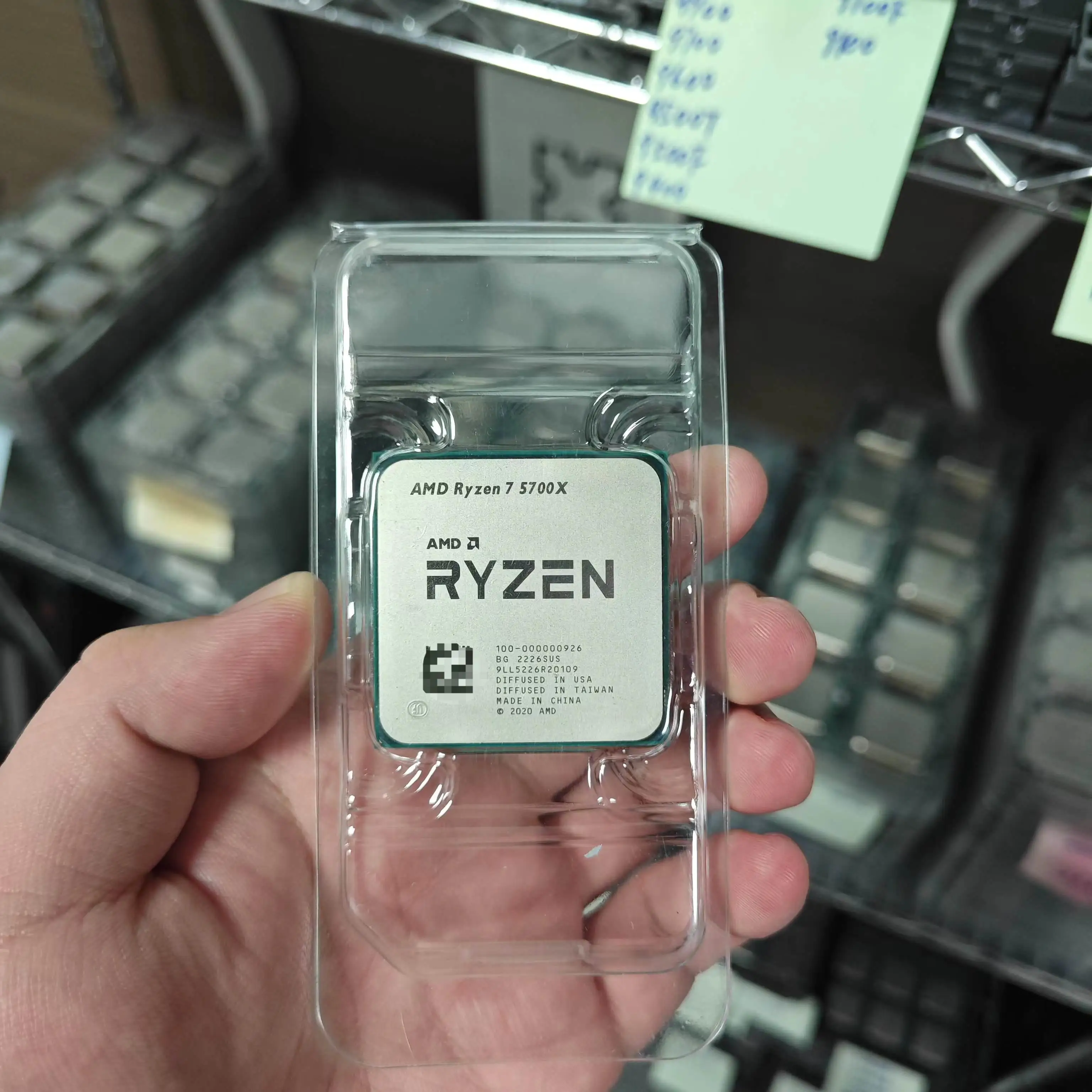 Wholesale Processor AMD R7 Series 1700 1800X 2700 3700 3800X 4700G 5700 5700X3D 5800 5800X3D ...