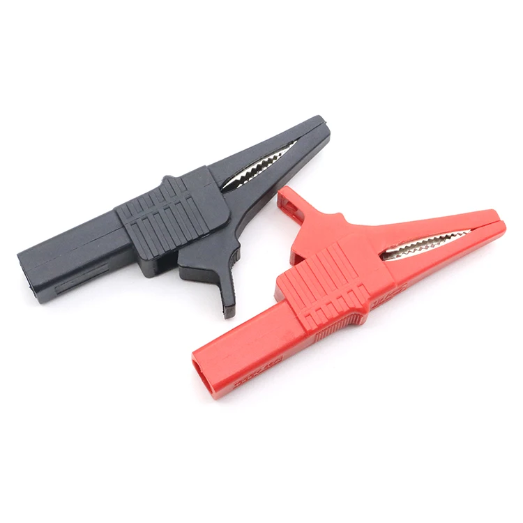 High Current Copper Insulated 1000V 32A 85mm Alligator Clip Car Battery ...