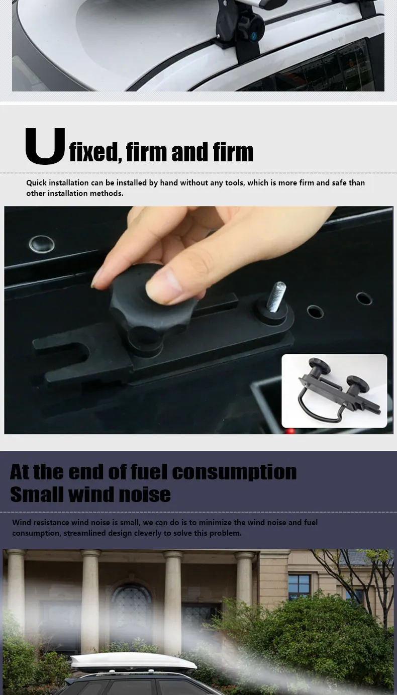 Hot Sale Car Roof Top Cargo Box Universal Vacuum Forming Abs Plastic ...