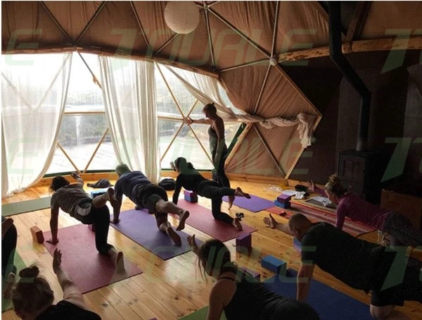 49 Ft Diameter Glamping Geodesic Igloo Dome Tent for Yoga Studio