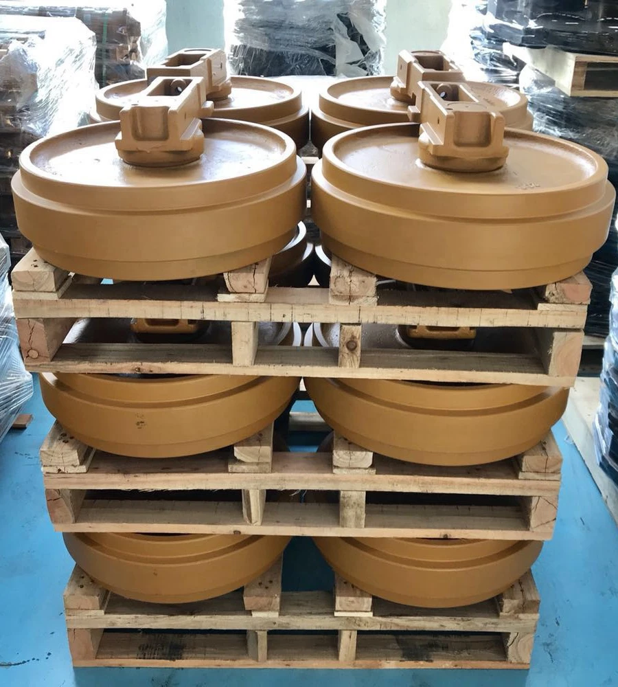 Excavator Parts Front Idler Wheel Front Track Roller Idler Assy for ...