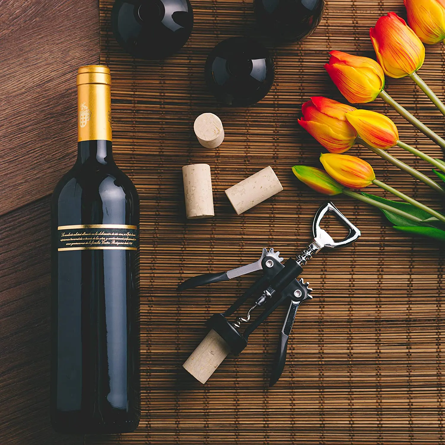 LEECORK Custom Natural Wine Bottle Cork Stoppers 7#8#9# Premium ...