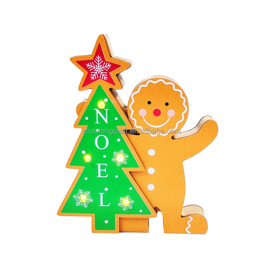 Mdf Gingerbread House Design With Led Light Gingerbread House Wood ...