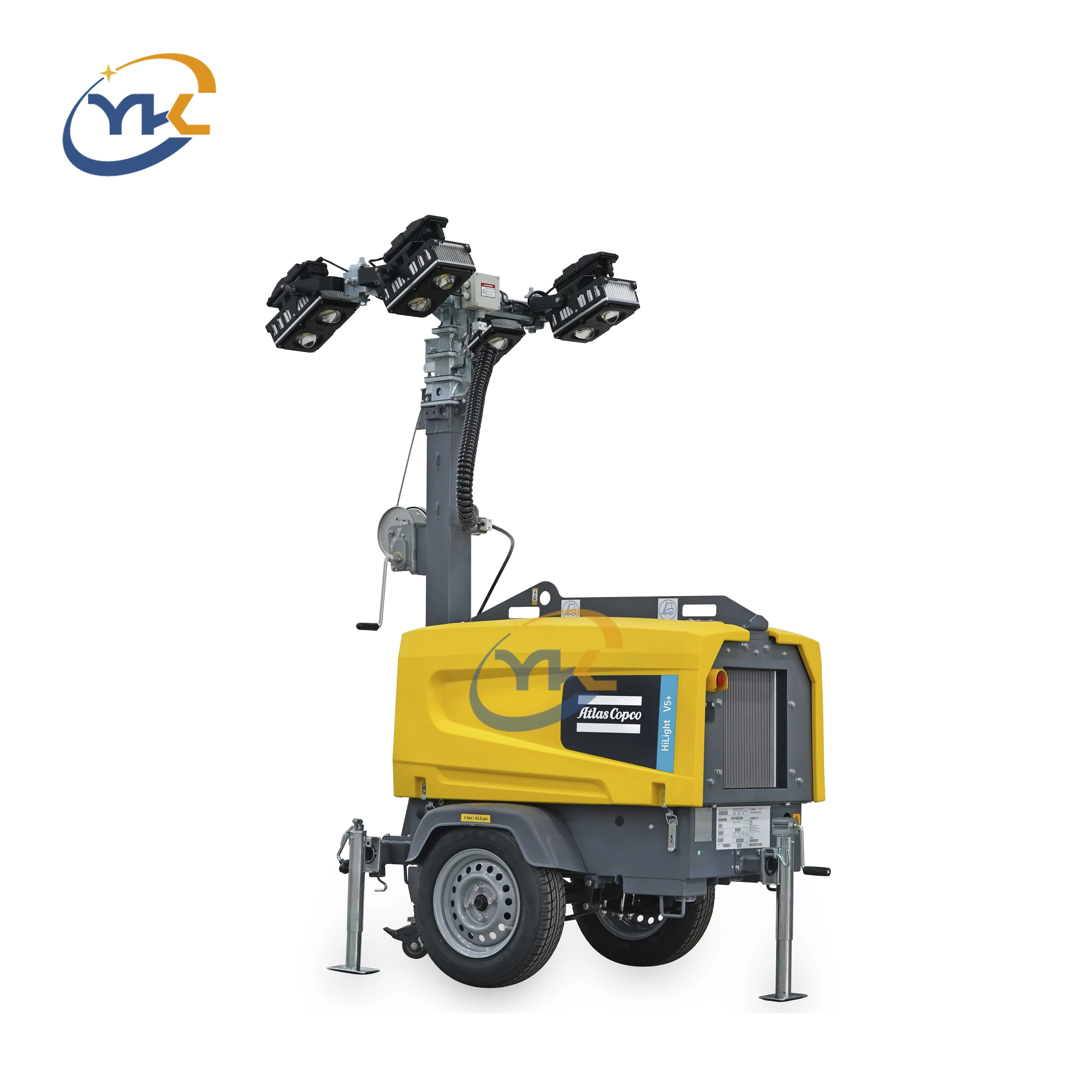 Atlas Copco Mobile Light Towers Hilight V5+ Lifting Mobile Led ...